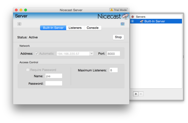 Icecast Server/Streaming to Icecast with Nicecast - XiphWiki